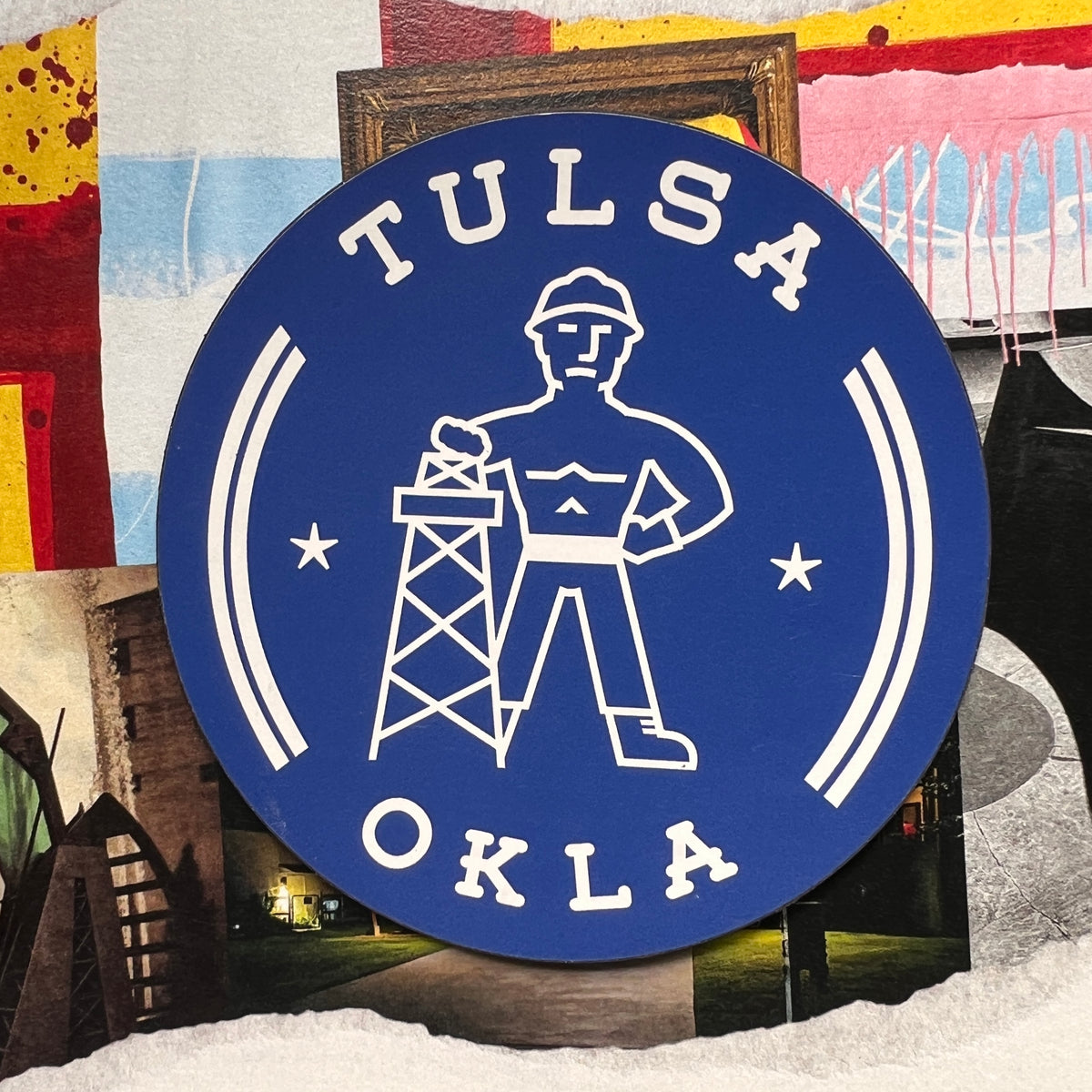 Golden Driller Vinyl Magnet